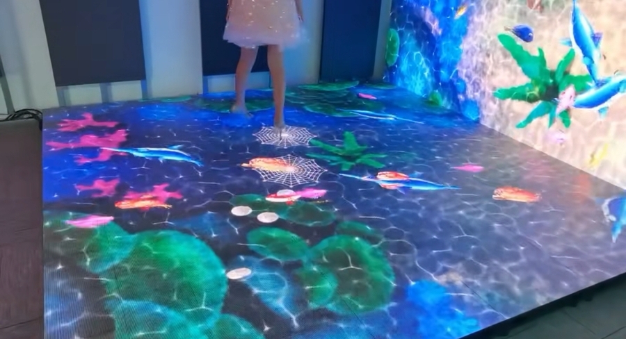 P2.976地砖led显示屏 - 深圳新弘LED显示屏厂家